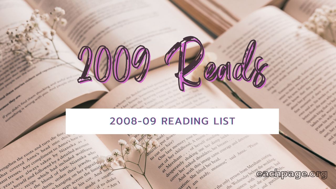 2009 Reads – EachPage