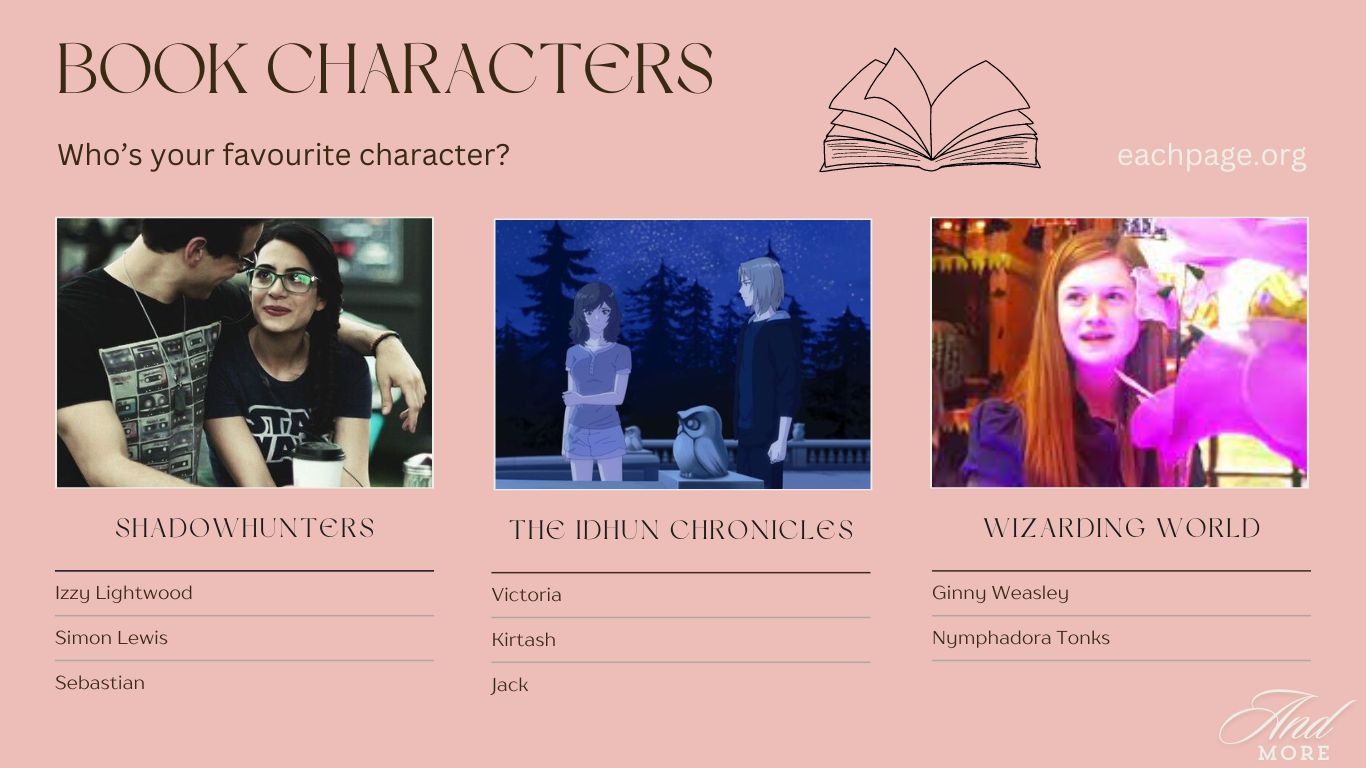 Book Characters – EachPage