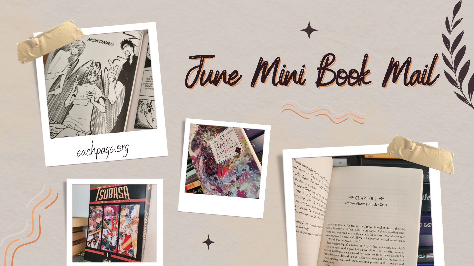 June Mini Book Mail: Manga + Light Novel – EachPage