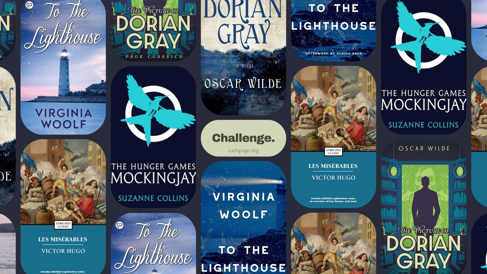 Book Challenge: Find 5 Books with A Blue Cover – EachPage